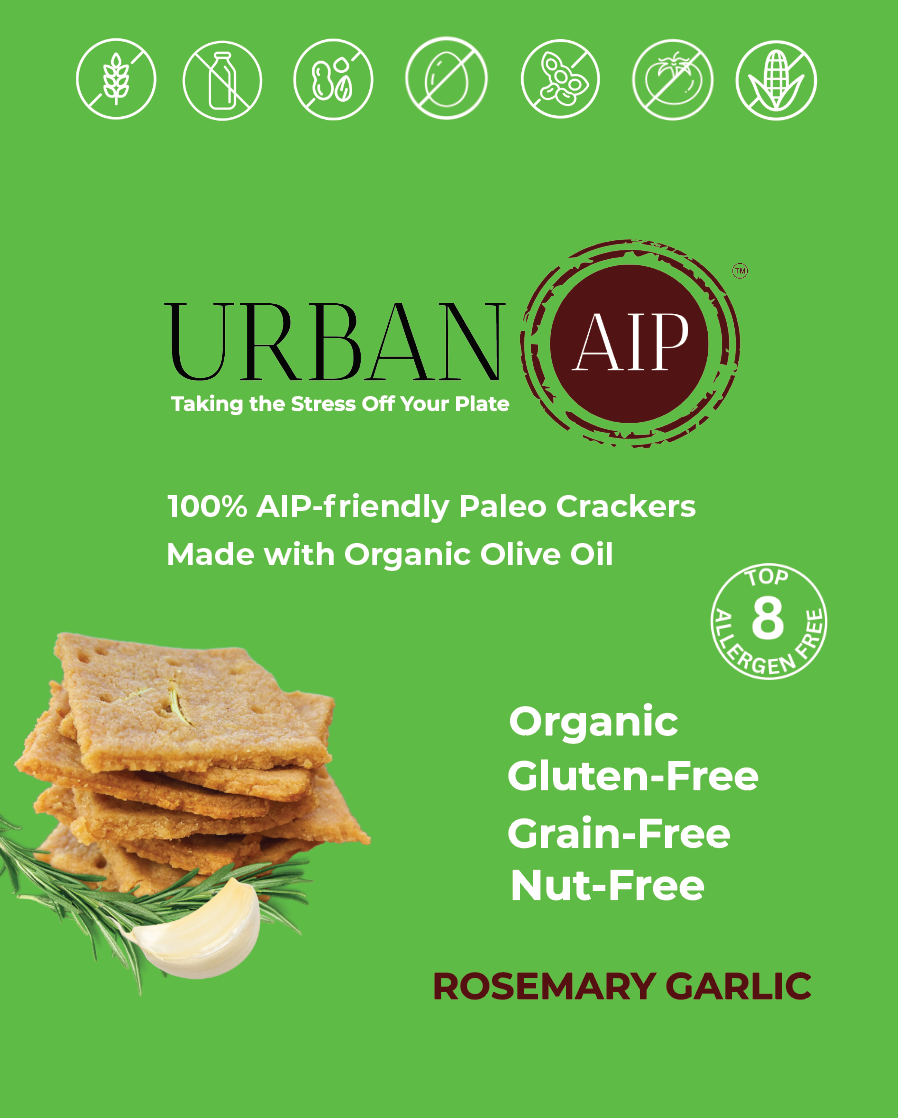 AIP Rosemary Garlic Crackers (price per box) – Urban AIP